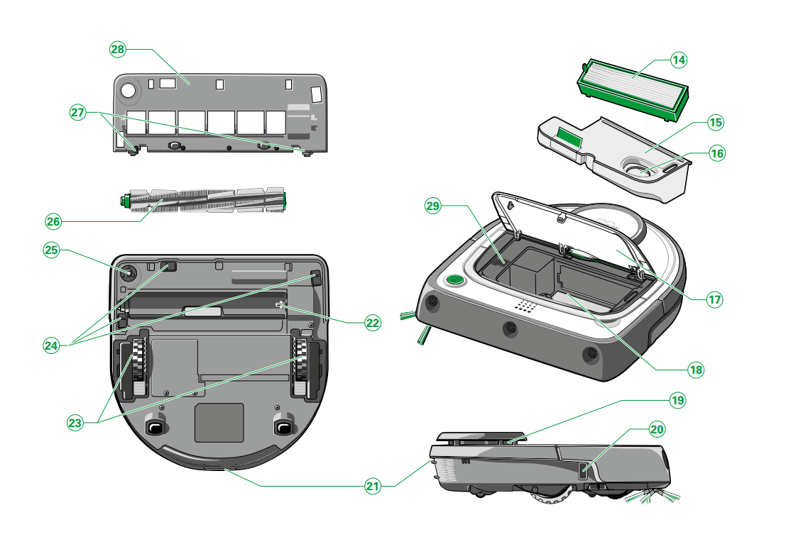 In the Kobold Robot app, I’m getting the message, “Please clean sensors ...